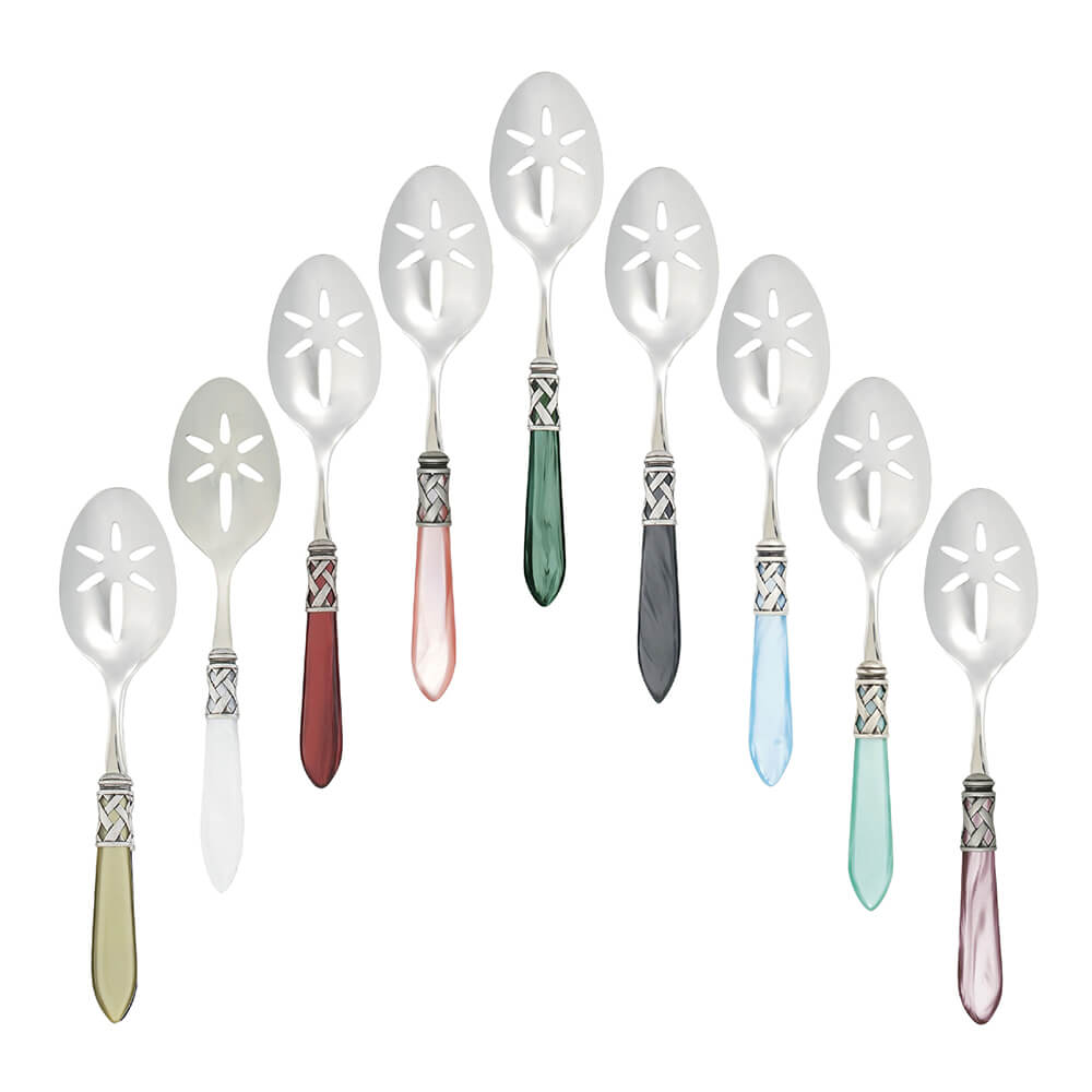 Aladdin Antique Slotted Serving Spoon - Le Tavole