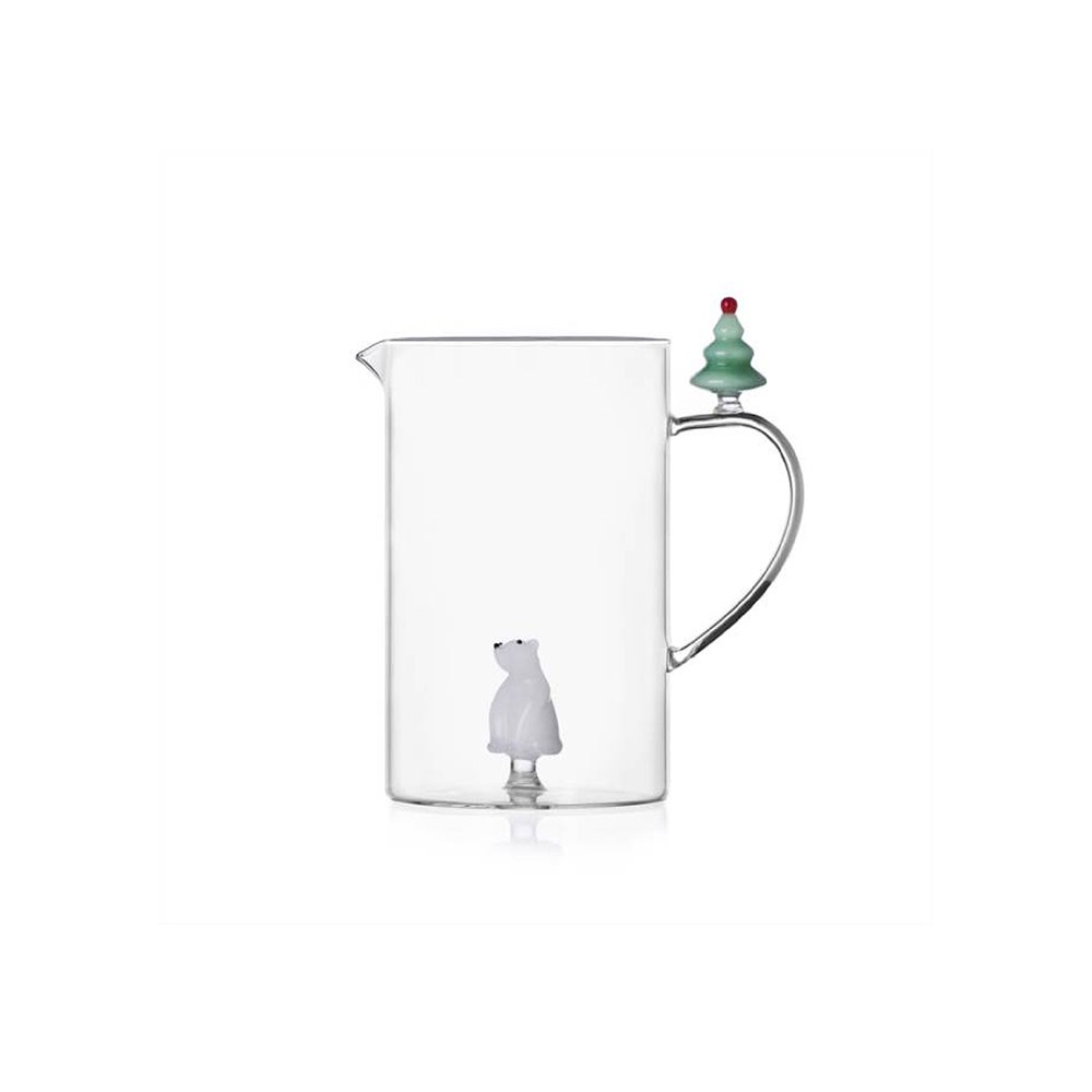 White Bear & Wish Tree Jug w/Handle - Le Tavole